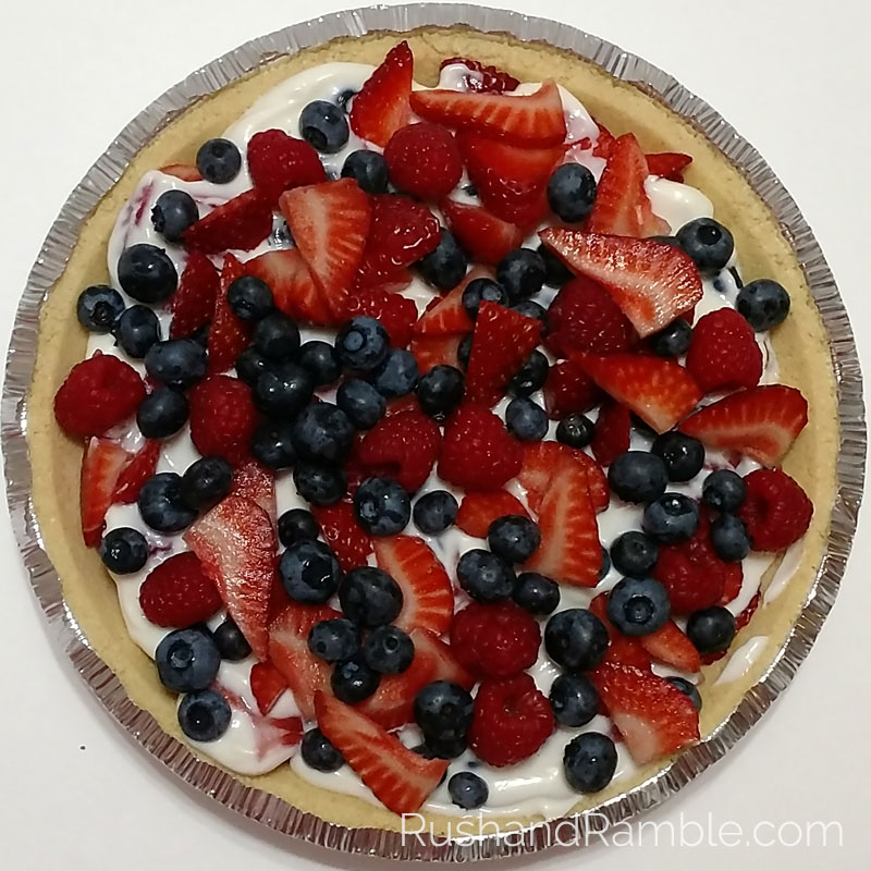 Red, White and Blue Berry Pie Recipe - Rush & Ramble